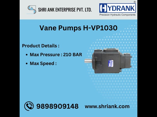 HYDRANK H-VP Series Vane Pump - HVP 1010 VANE PUMP Trader - Wholesaler ...