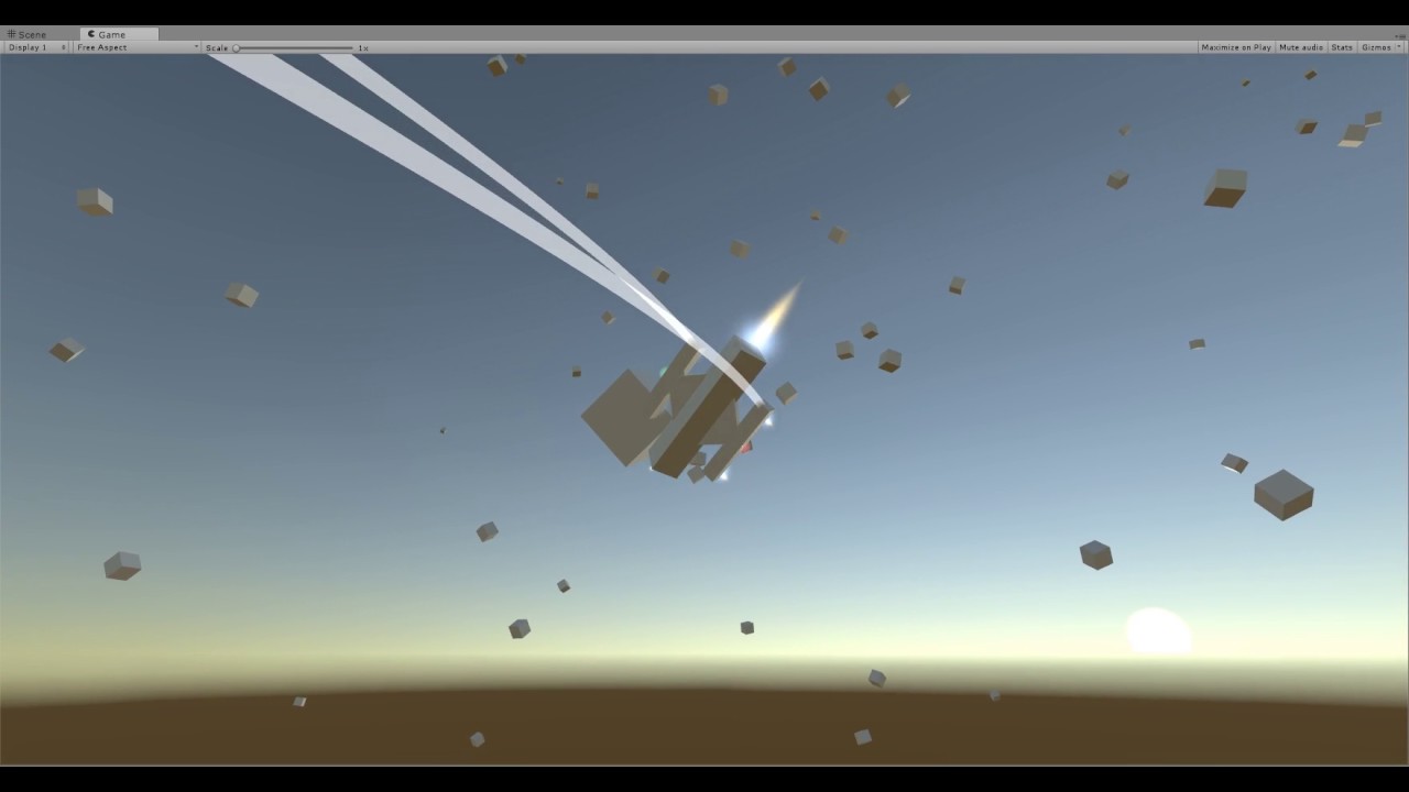 Unity 3D: Space Physics Experiments 01 - Flight Control