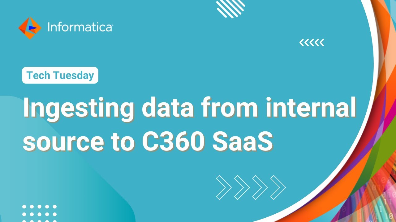Ingesting data from internal source to C360 SaaS