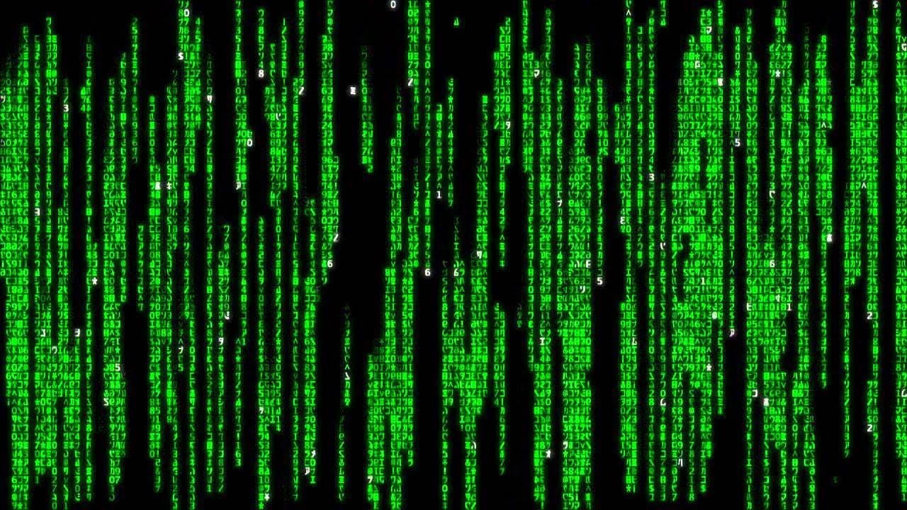 Matrix Rain in Notepad