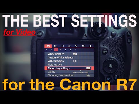 Canon R7: Cinematic video settings (5137C002)