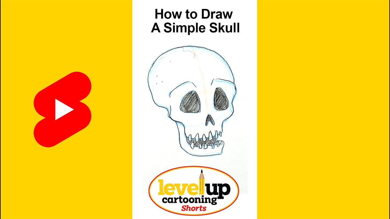 Here's how to Draw a Simple Skull