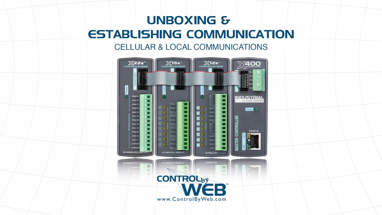 ControlByWeb's X-400 Cellular - Unboxing and Setup