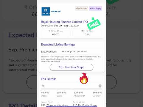 #gmp #ipo #new ipo #Bajaj finance #bajaj housing finance # bajaj housing finance ipo #share market #