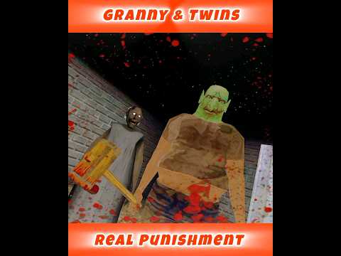 I got punished by Bob and Granny #thetwins #granny #grandpa #bob #grannykill #shortvideo #grannyfun