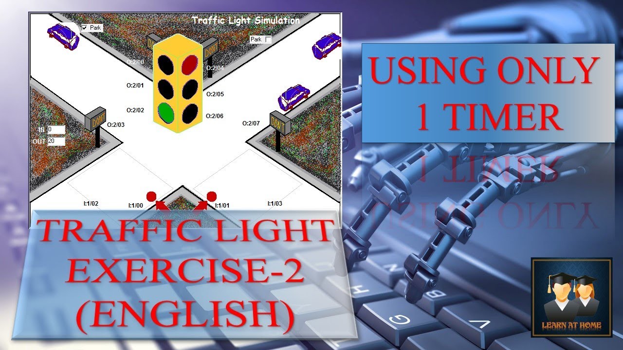 TRAFFIC LIGHT SIMULATION EXERCISE 2 USING ONLY 1 TIMERS(ENGLISH)
