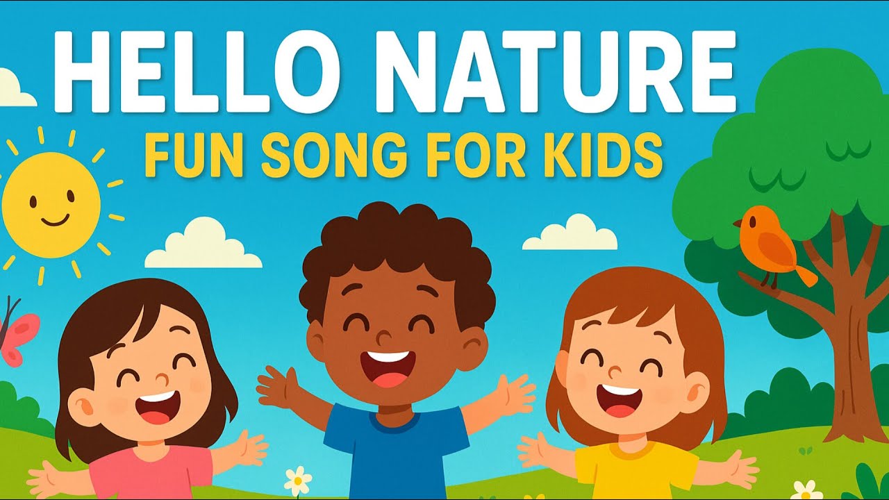 Hello Nature: Fun Song for Kids | Learn with Trees, Birds, Sky & More!