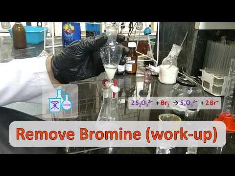 Remove the Remaining Bromine In Reaction Mixture Using Sodium Thiosulfate