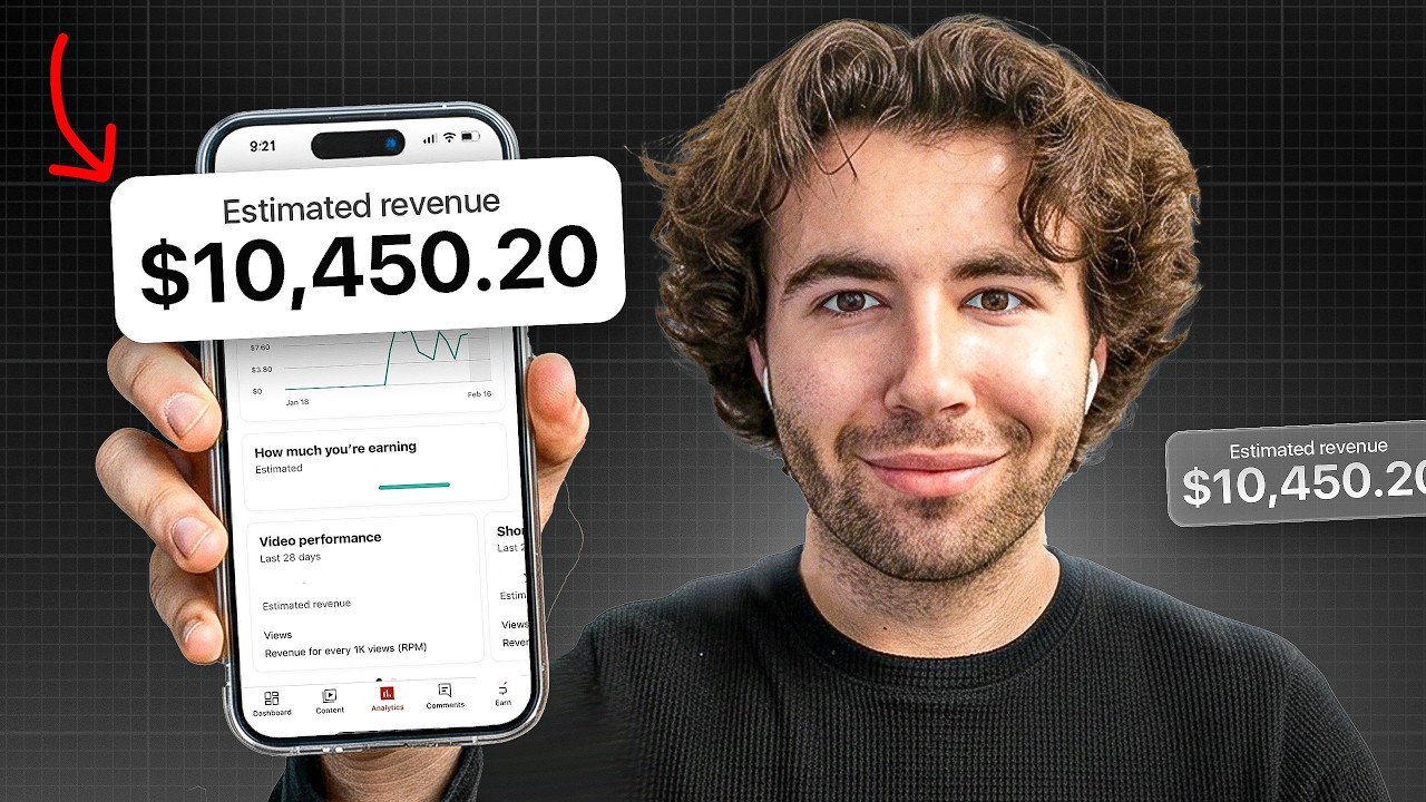 how i make $10k+ a month with youtube shorts (full guide)