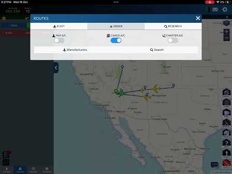 All Cargo Planes in Airline Manager 4