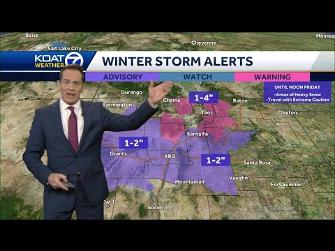 New Mexico Weather Update - 9:00 am