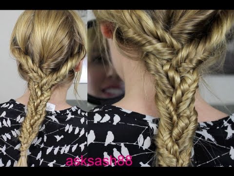 Triple Fishtail Braid | asksash