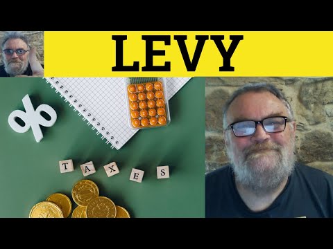 🔵 Levy Meaning - Levy Examples - Define Levy - Business English - Levy Explained