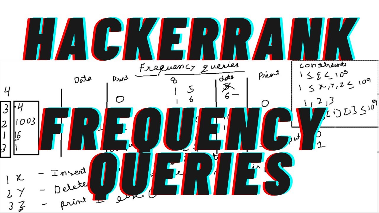 Frequency Queries | Interview Preparation | Hackerrank | Java