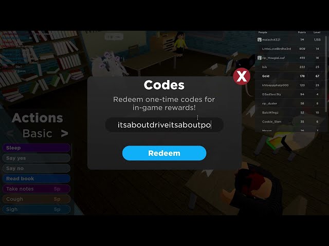 The Presentation Experience codes in Roblox: Free Gems and Points ...