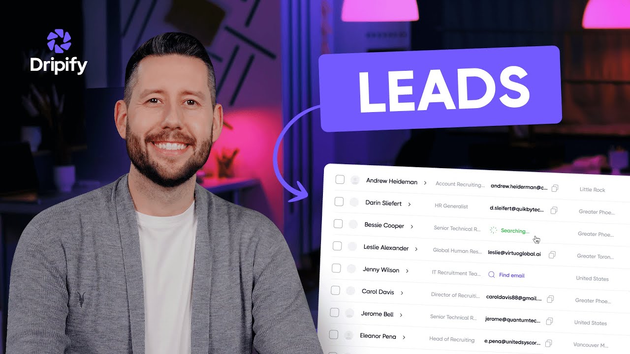Working with Leads | Dripify Tutorials
