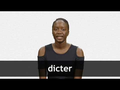 English Translation of “DICTER” | Collins French-English Dictionary
