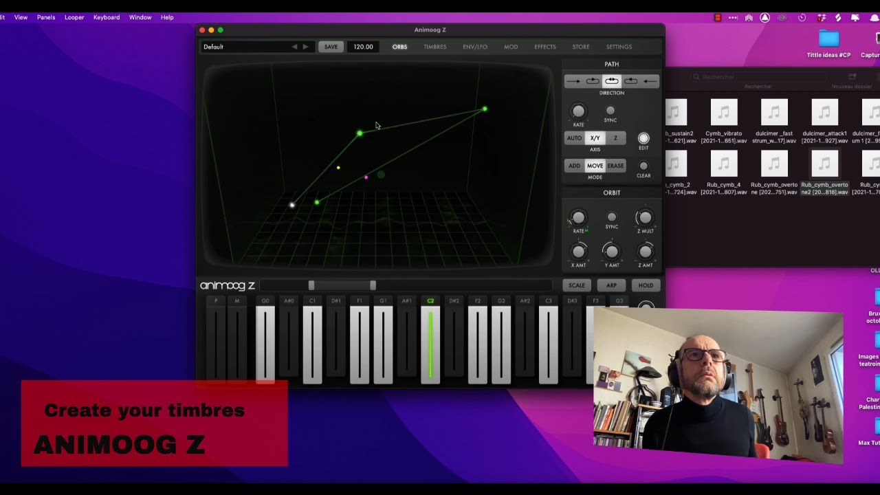 Animoog Z - Using your own TIMBRES