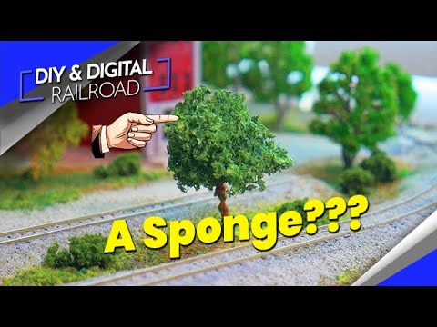 Cheap DIY Scenery Foam for Model Trees and Bushes!