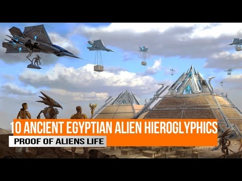 10 Ancient Egyptian Alien Hieroglyphics Proof Of Aliens Life – Trenz.today