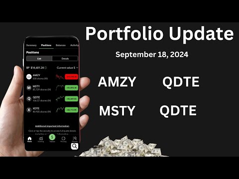 AMZY ARMY Portfolio review - Fidelity Brokerage Account - Passive Income!