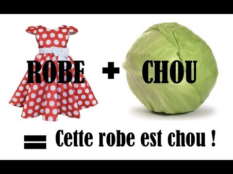 The 3 meanings of "chou" in French