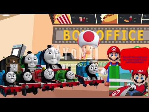 Racist Mario Misbehaves on the way to the 2019: The Thomas and Friends Movie / Grounded
