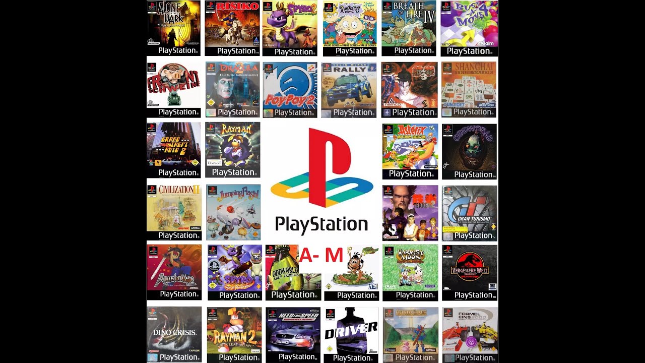 PS1 Box Art - NA Games - A thru M