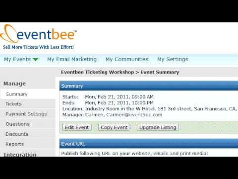 Video: Creating And Publishing An Event – Eventbee Blog
