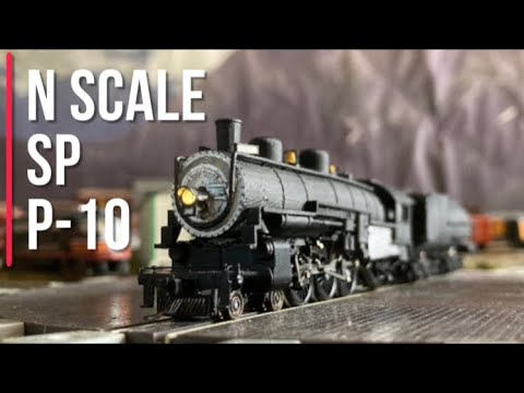 🚂 N scale Southern Pacific P-10 Locomotive・ STL File for ・Cults