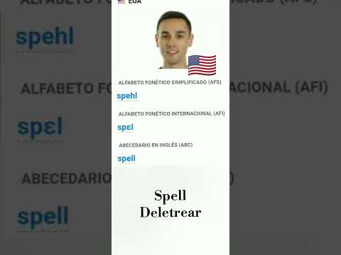 SPELL/ pronunciación INGLÉS