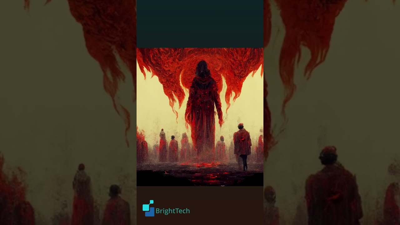 Asking an AI to draw Hell #shorts #ai #aiart #midjourney