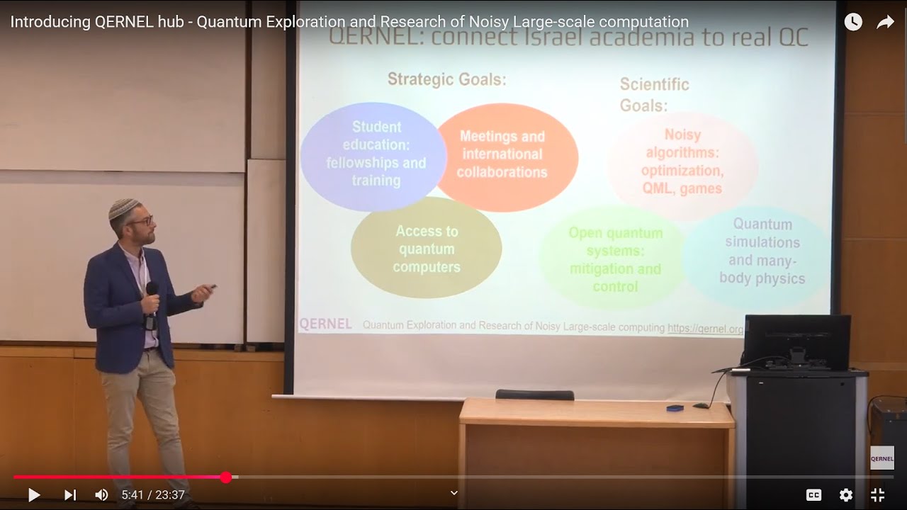 Introducing QERNEL hub -  Quantum Exploration and Research of Noisy Large-scale computation