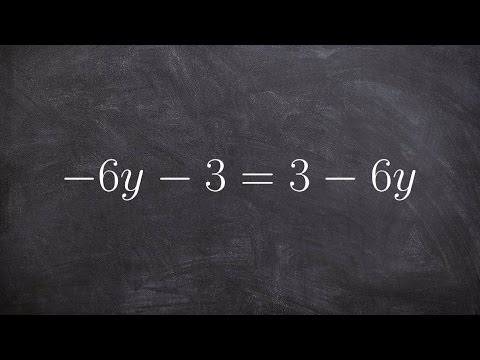 Solving a linear equation when there is no solution