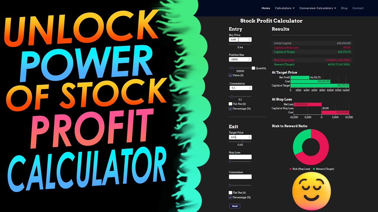 How to use the Stock Calculator on Stock-Profit-Calculator.com
