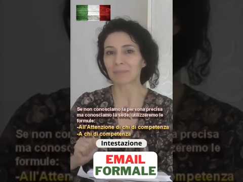 #shorts email Formale Intestazione