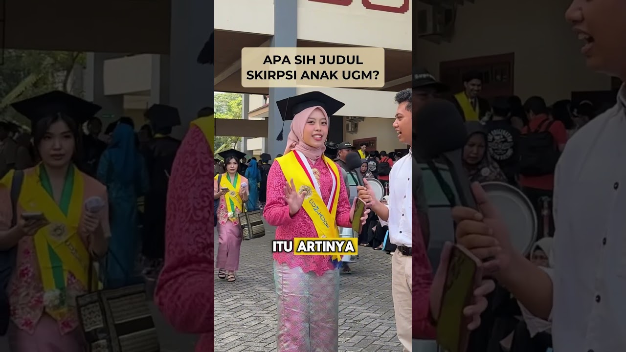 Judul skripsi anak UGM apa sih?