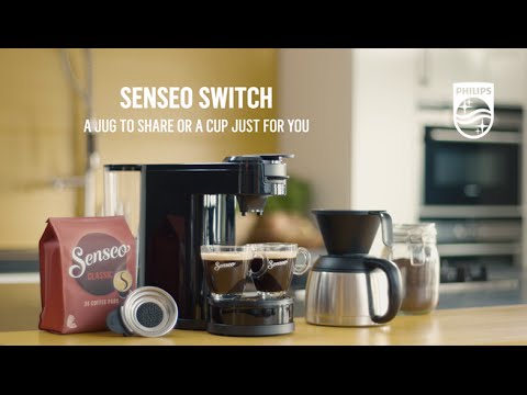 Senseo Switch coffee machine is a real 2-in-1 coffee maker | Philips | HD7892