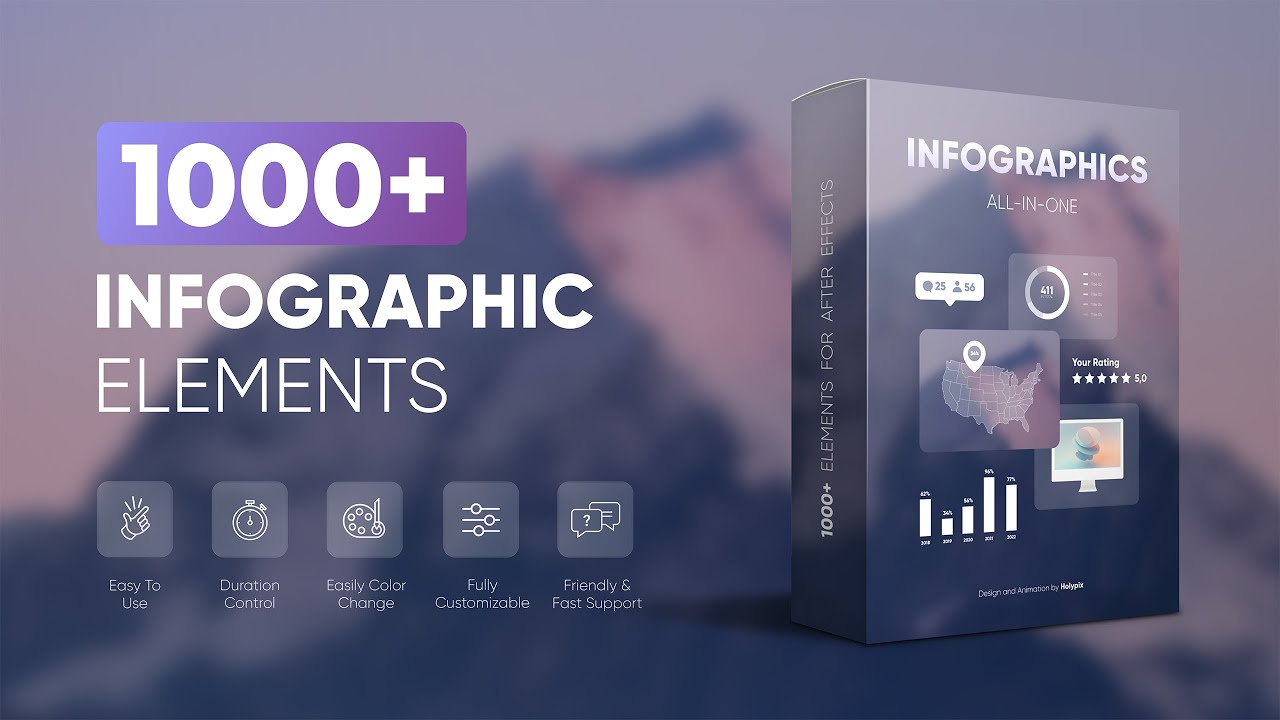 Infographic Elements for After Effects & Premiere Pro
