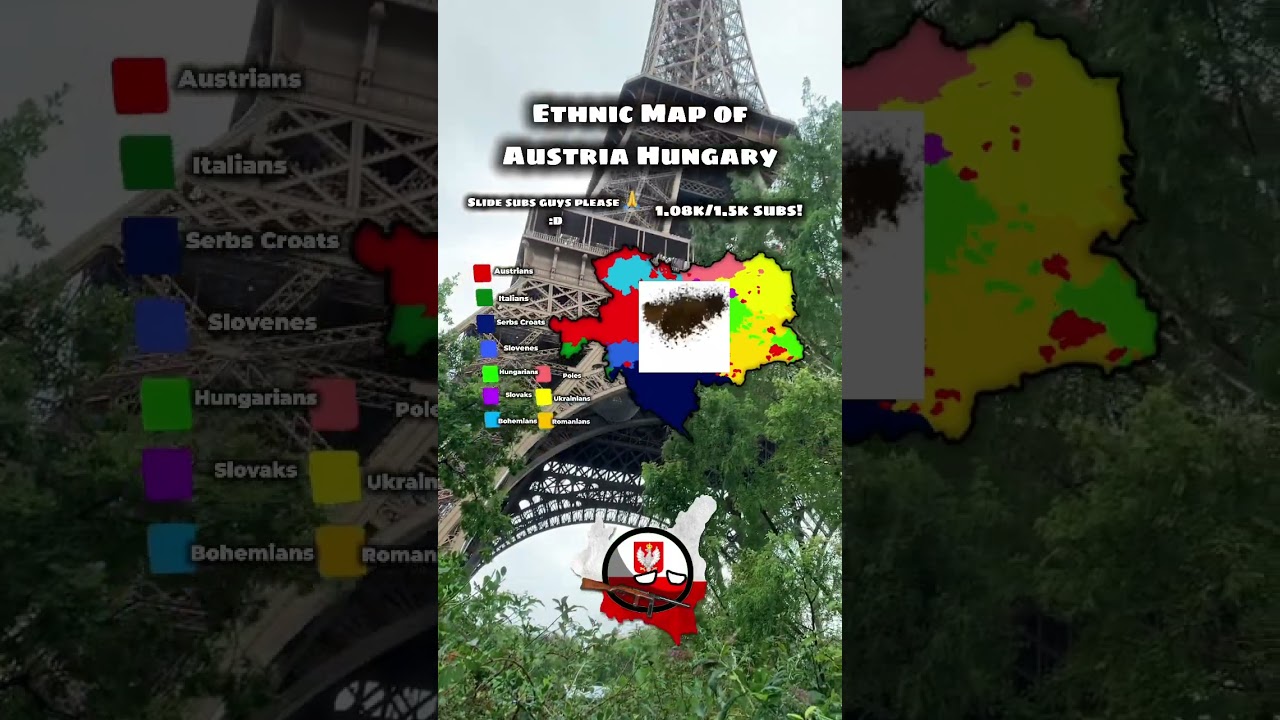 Austro-Hungarian Ethnic map #history #mapping #geography #austria #hungary #map #mapper