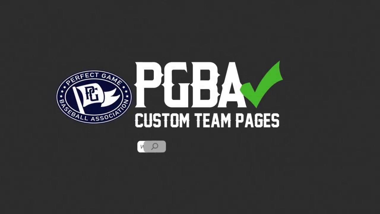 PGBA Custom Team Pages