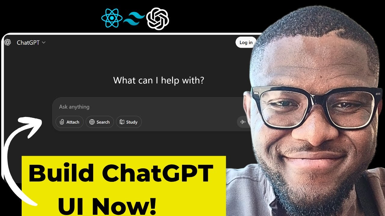 🔴Let's build a ChatGPT  UI with  REACT 19 ( TAILDWIND CSS  v4.)