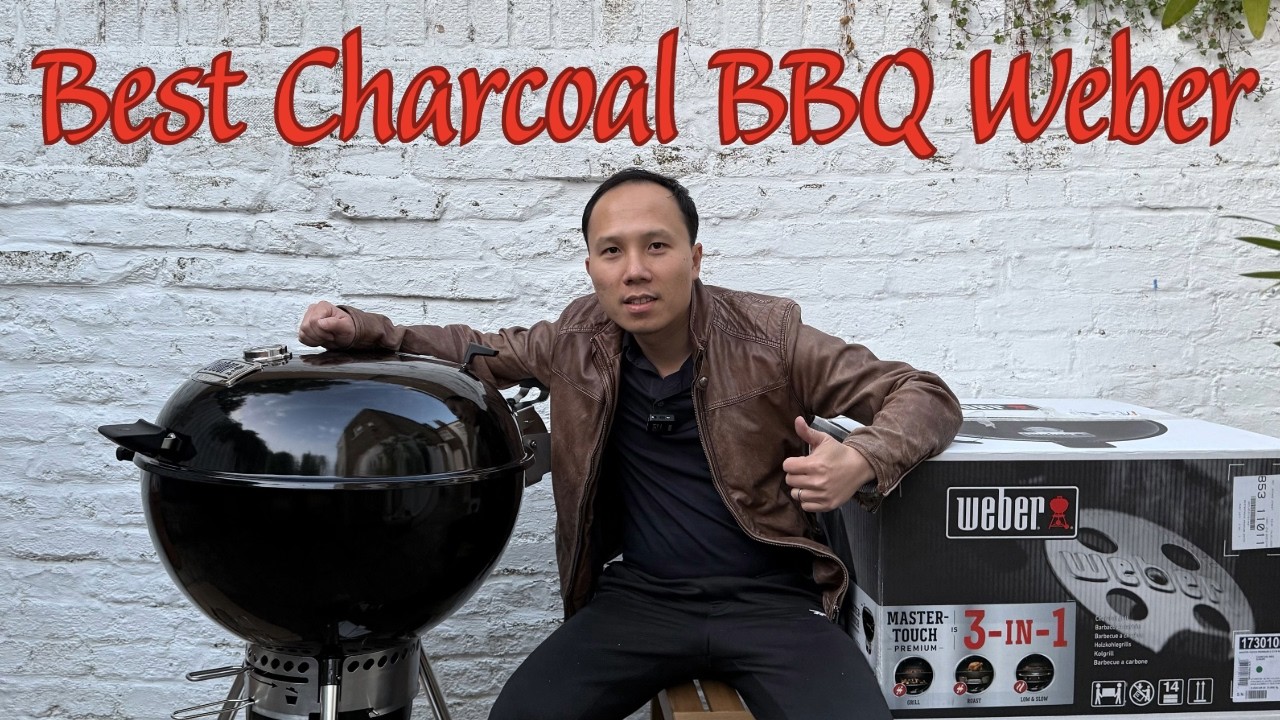 Best Charcoal BBQ Grill |  Weber Master-Touch Unboxing,  step by step assembly & BBQ cooking test