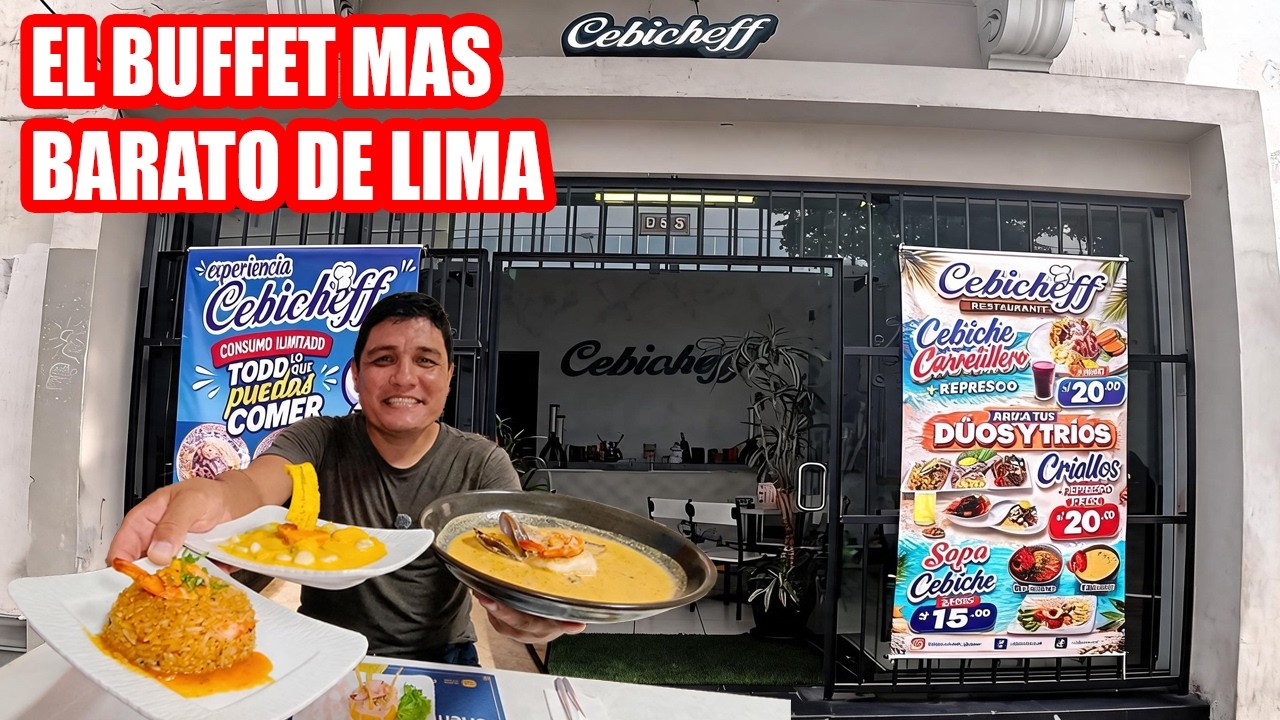 The cheapest seafood buffet in Lima | ft @masvmas