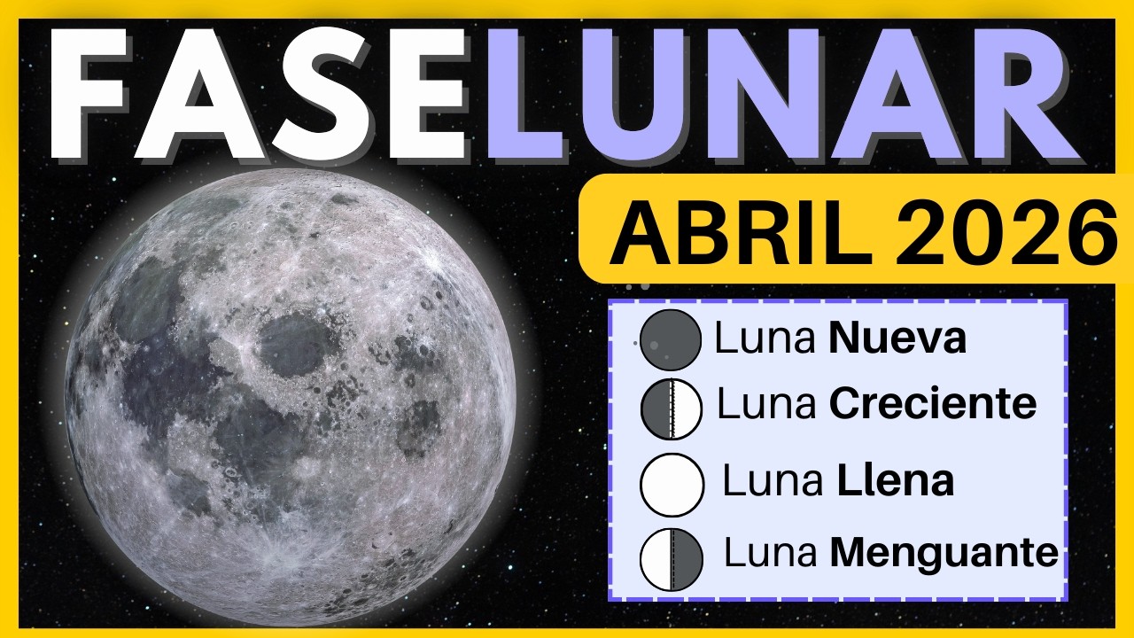 Moon phases APRIL 2026 ✨Lunar Calendar for APRIL 2026 | moon today🌙 #moonphases
