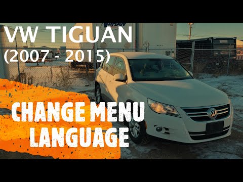 Volkswagen VW Tiguan - HOW TO CHANGE / SELECT MENU LANGUAGE?