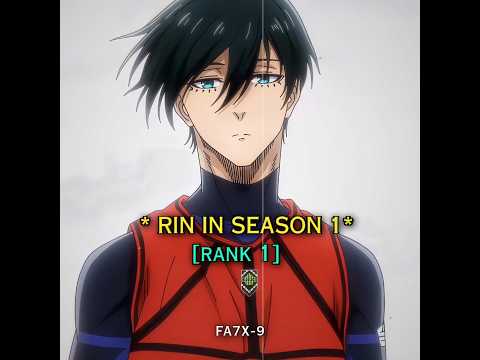 『Rin Rank 1 From Start To End ☠️』#bluelock #rin #bluelockedit #sae #anime