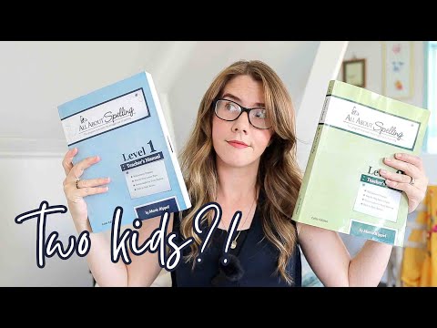 HOW I USE ALL ABOUT SPELLING WITH TWO KIDS | All About Learning Press | Spelling Curriculum