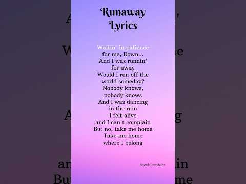 "Runaway" Song by Aurora #shorts