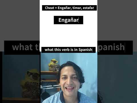 learn verbs in Spanish verb Cheat